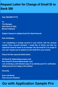 10+ Request Letter for Change of Email ID - Samples ...