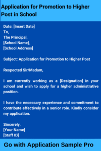 12+ Application for Promotion – Samples - applicationsamplepro.com